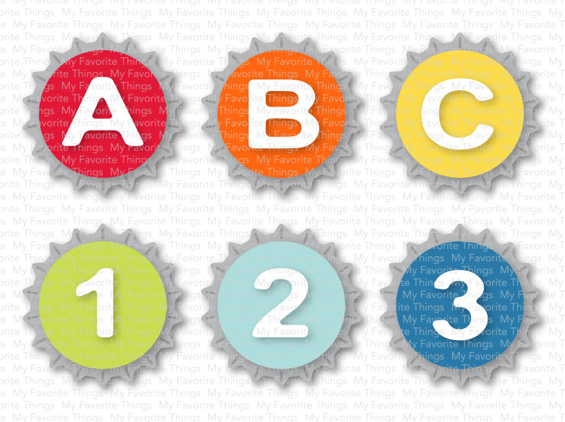 Bottle Cap Alphabet Die-namics – MFT Stamps
