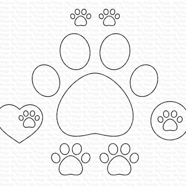 Dog Paw Template Printable