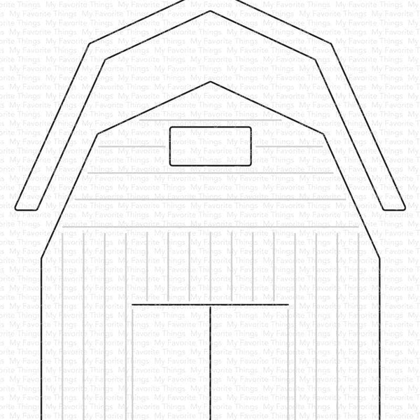 Barn Outline Printable
